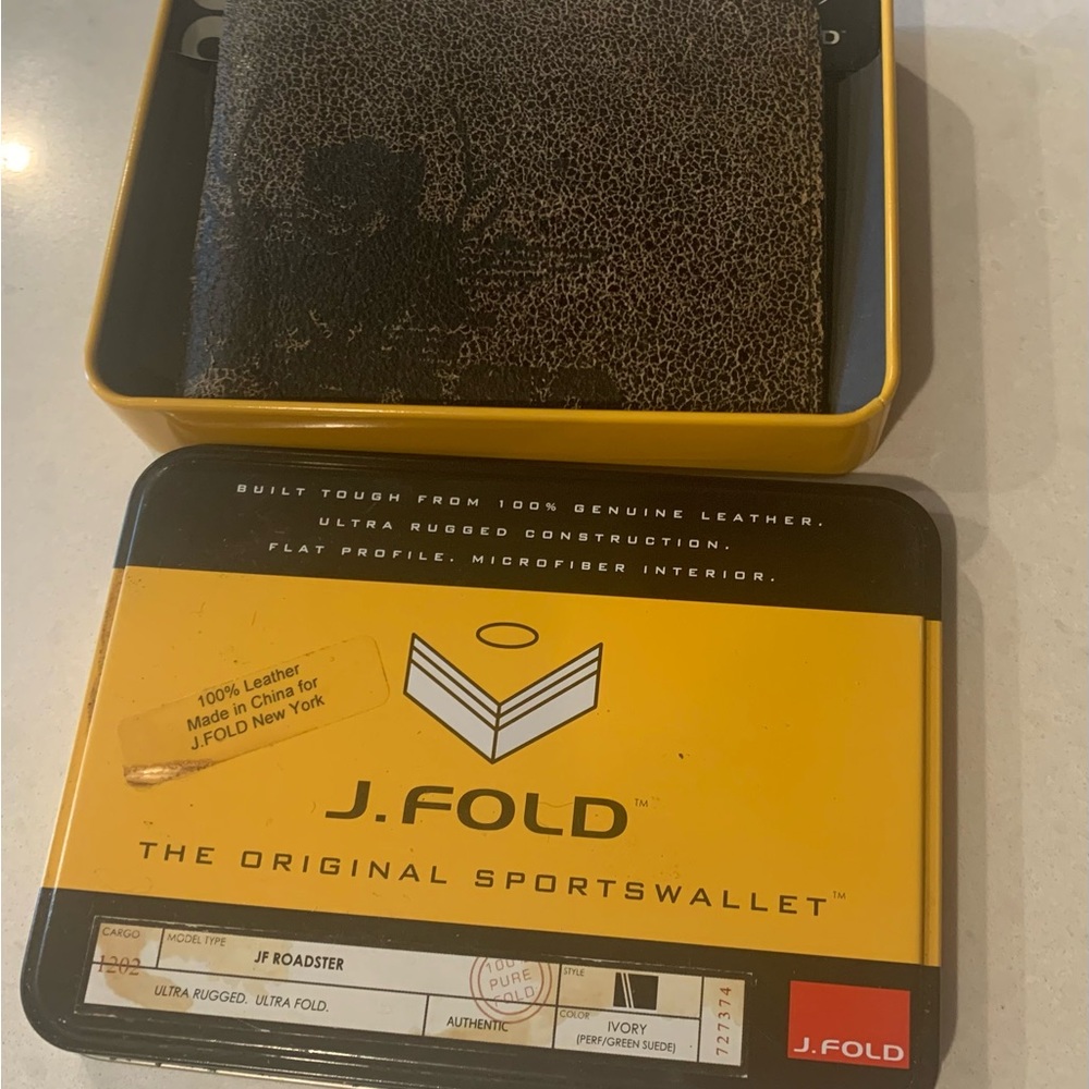 J Fold Roadster, Ultra Rugged, Ultra Fold, 100 % Leat… - Gem